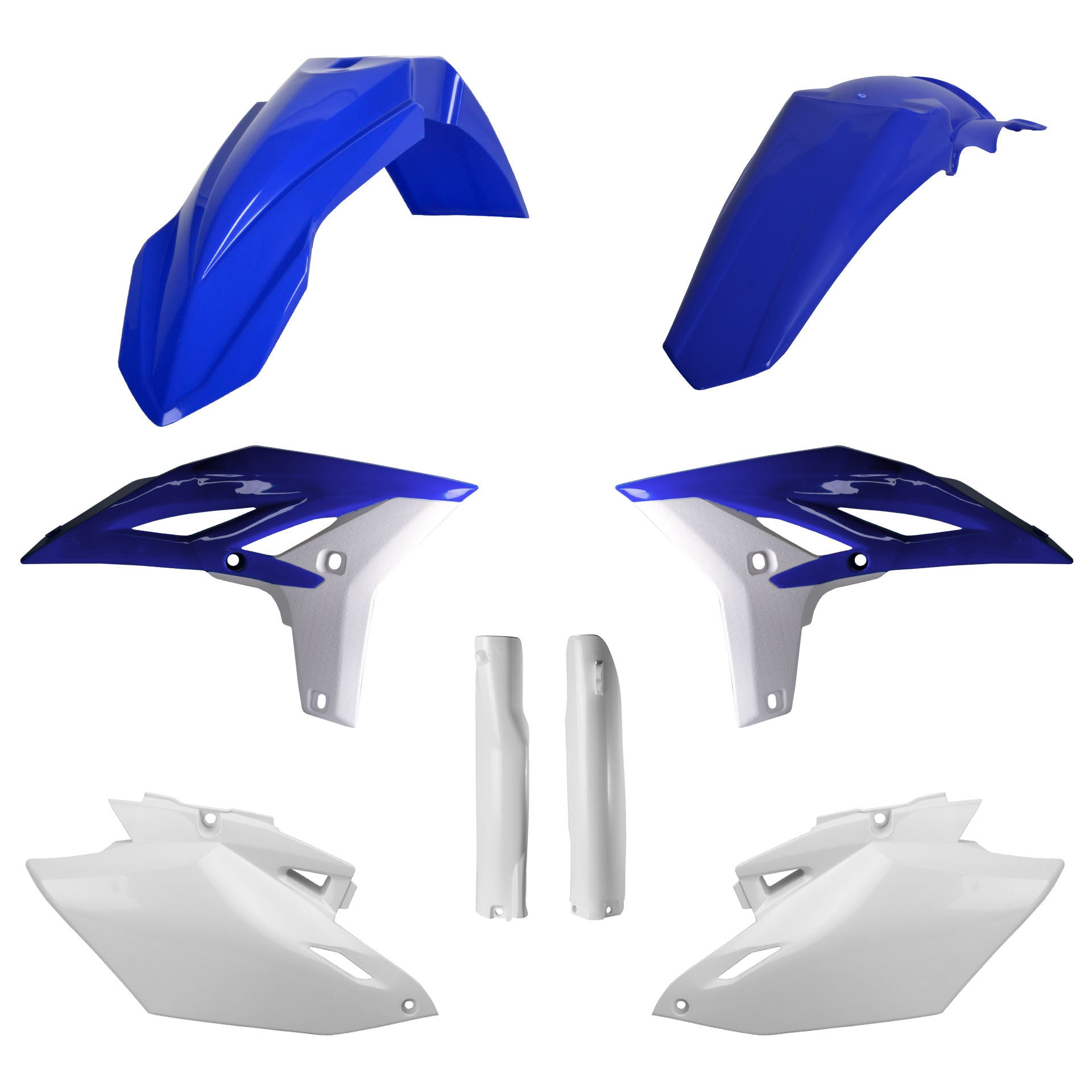 Full Plastic Kit Yamaha Blue WR 450F (2012-15) - factorymotocrossgraphics