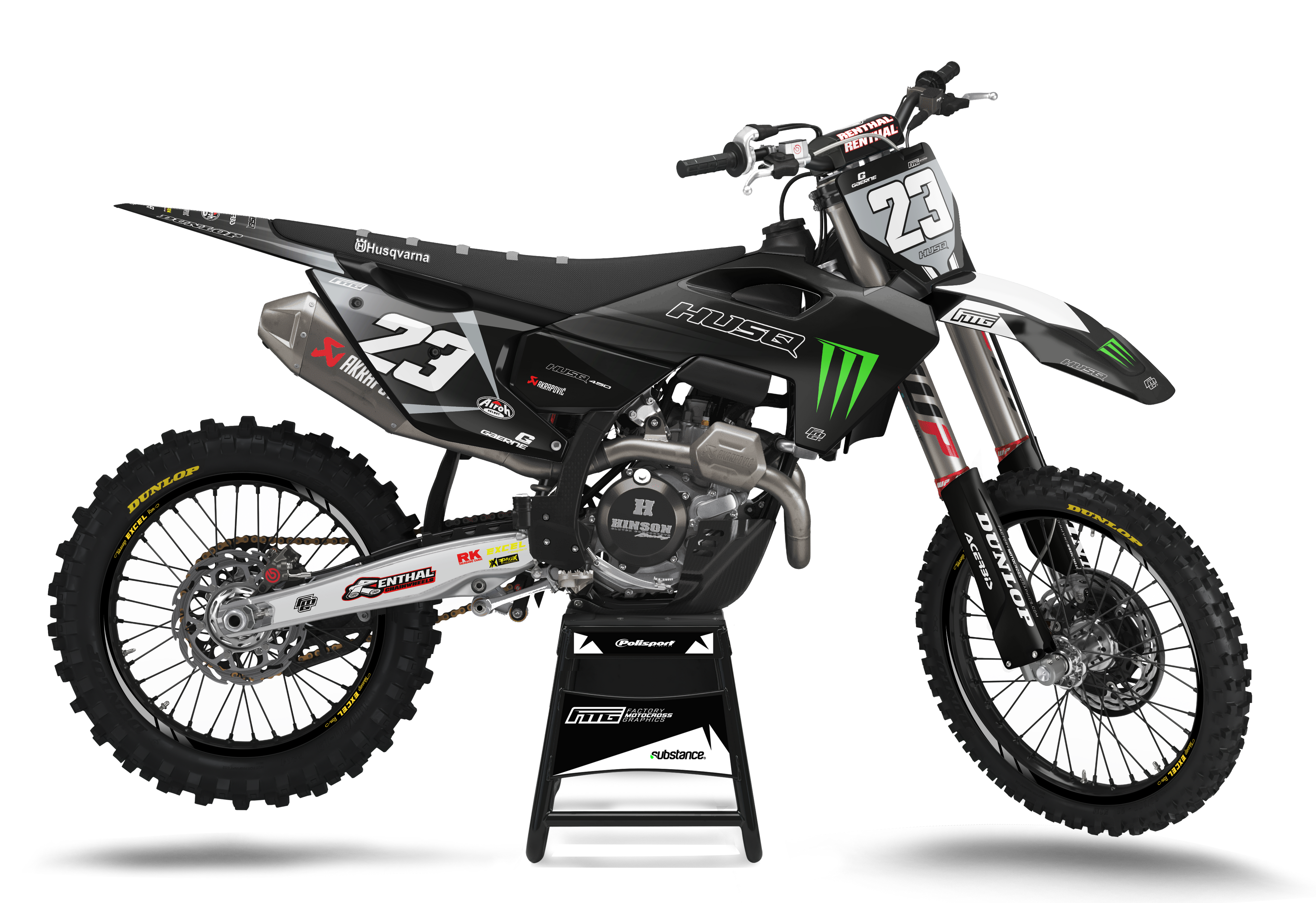 Husqvarna MX Graphics for Models FC250 FC350 TC250 TC125 ...