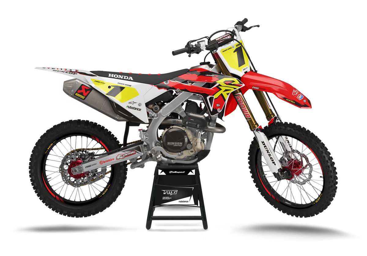 CRF CR Motocross Carbon Graphics Kit 2022 2023 UK ...