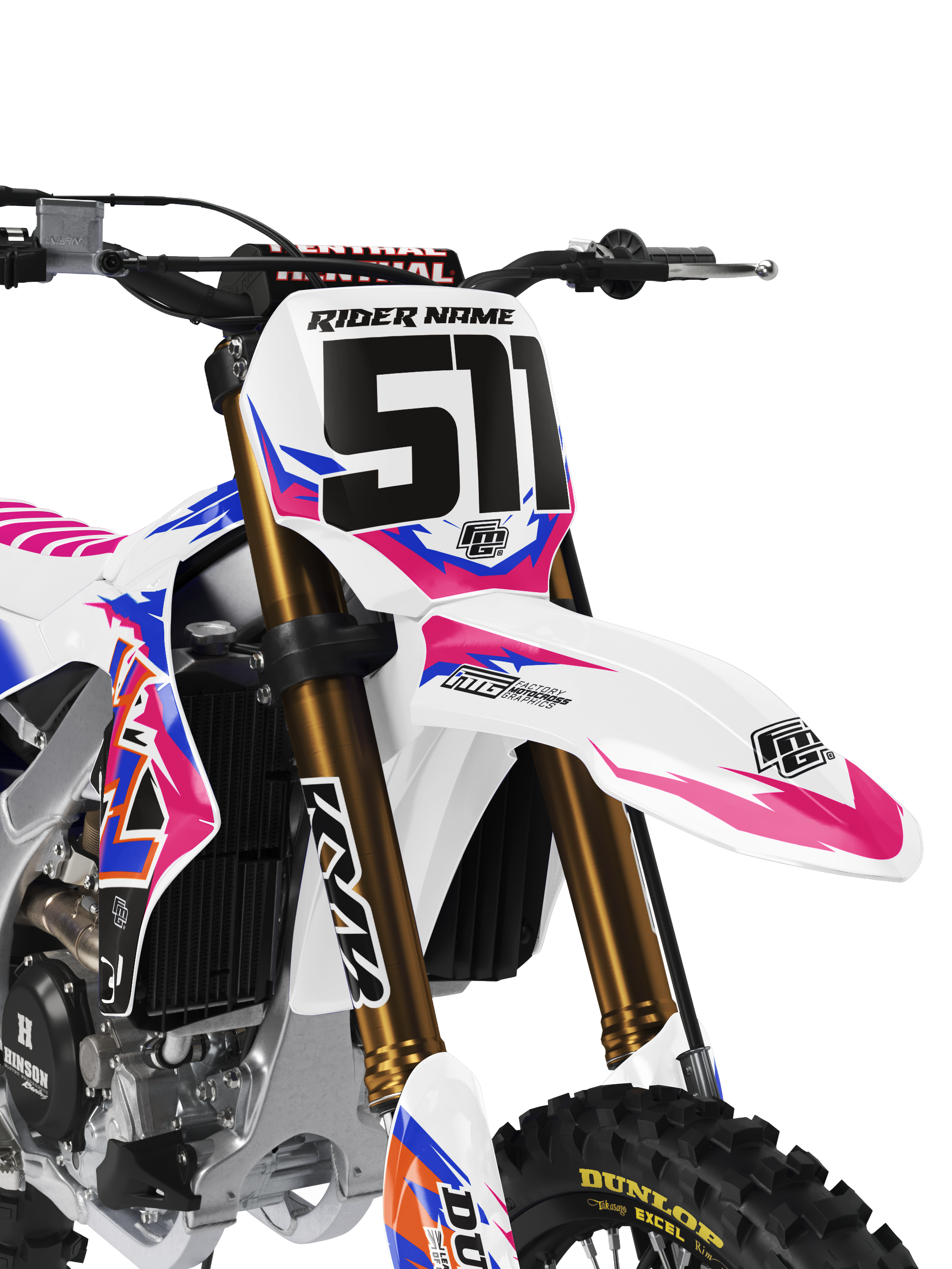Motocross Graphics For Yamaha YZ YZF WRF 125 250 450 UK ...