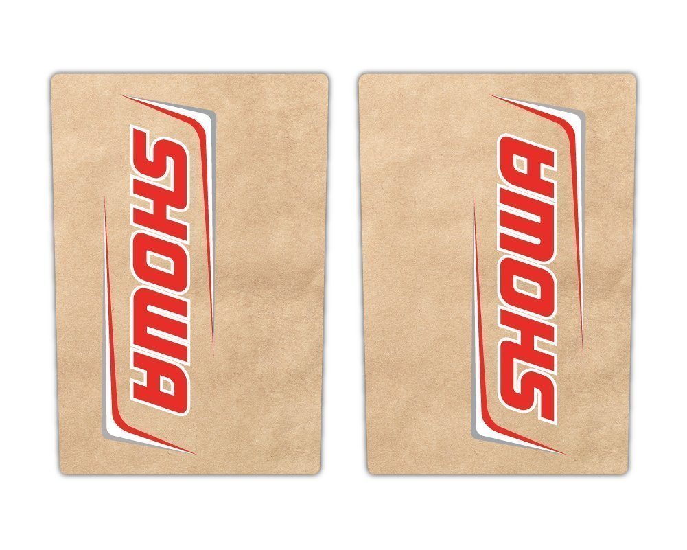 Clear Showa Red Suspension Decal Stickers - Custom Graphics UK ...