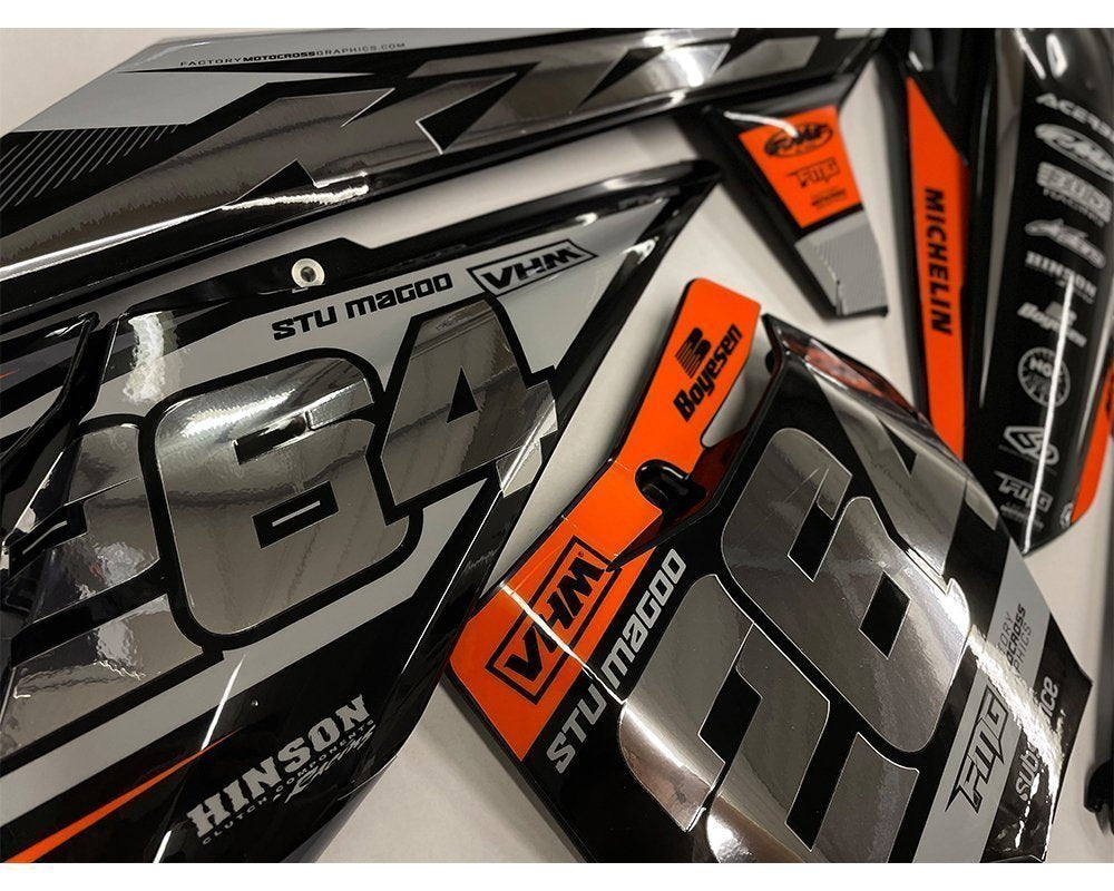 Fully Custom Motocross Enduro Graphics Kit - Customise Online ...