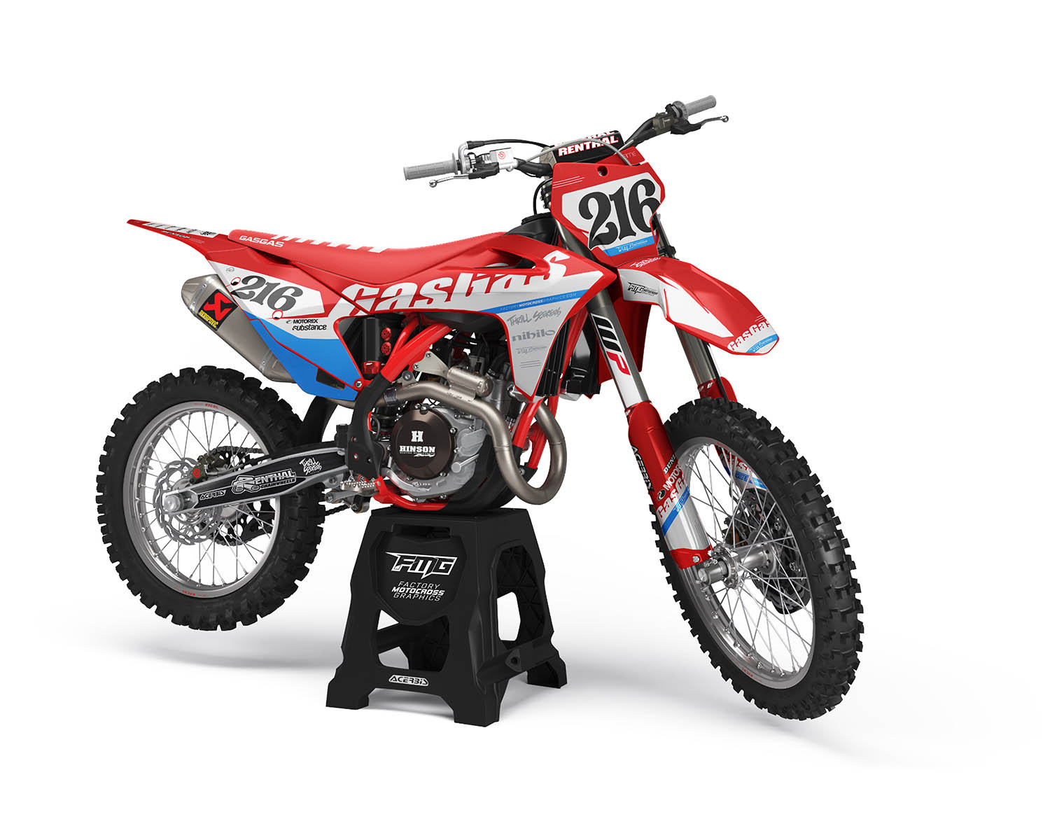 Custom GAS GAS Motocross Enduro Graphics Kit - MCF MC EX ...