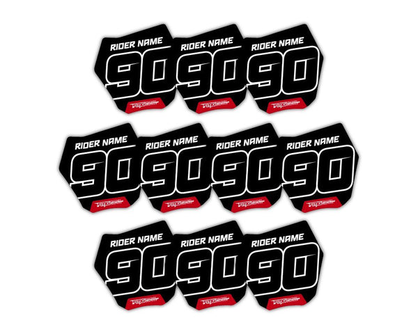 GASGAS Motocross Mini Plates - Vinyl Mini Hub Stickers ...