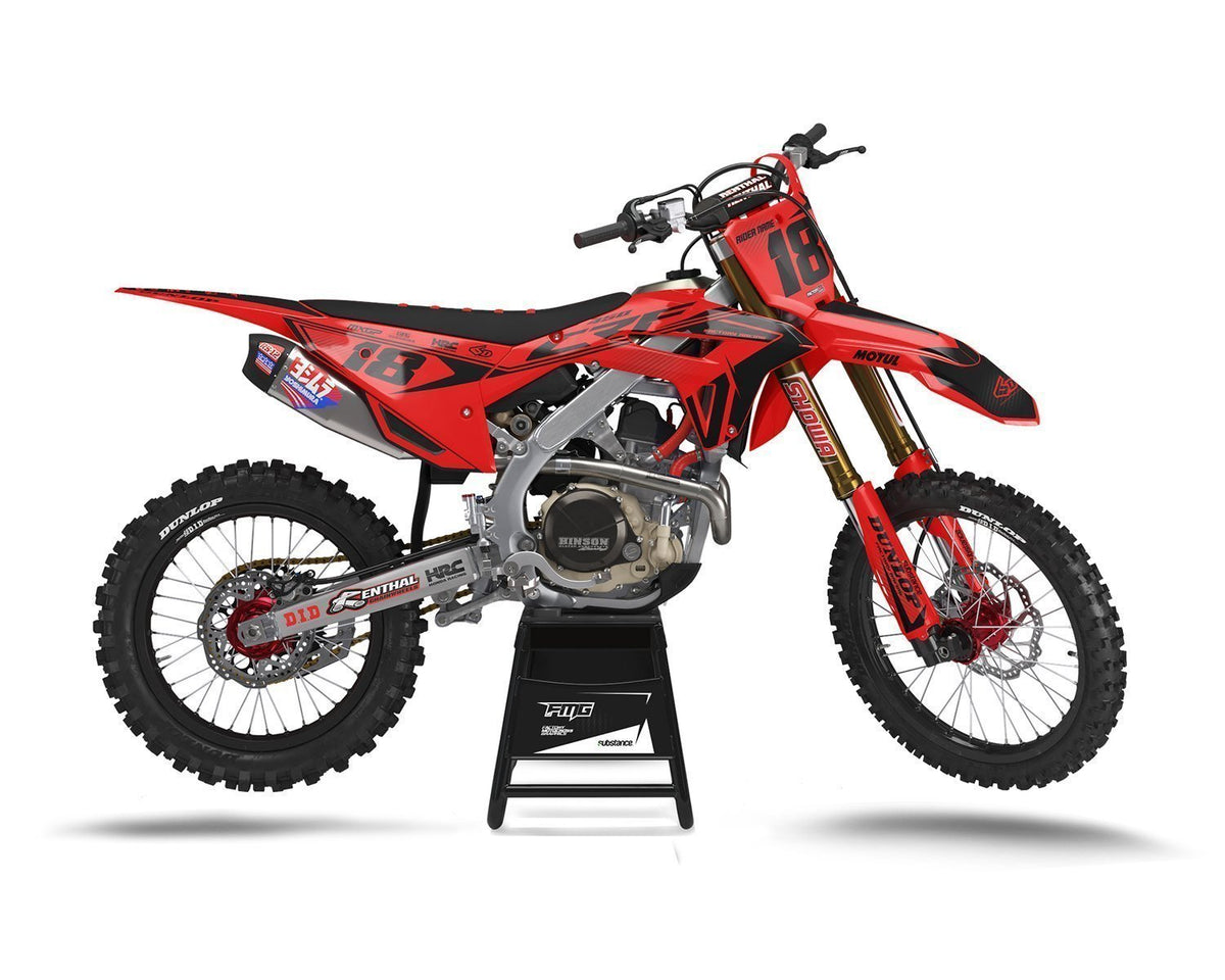 CRF 450 2021 Red Honda Graphics Kit - Customise Online ...