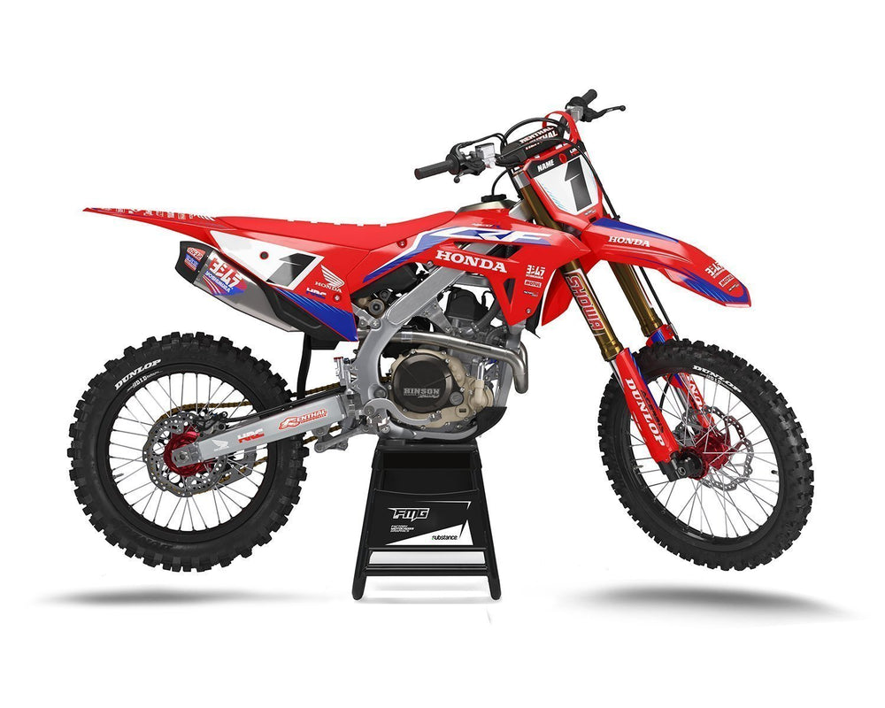 Honda Motocross Graphics Kit - For ALL CRF250 CRF450 ...