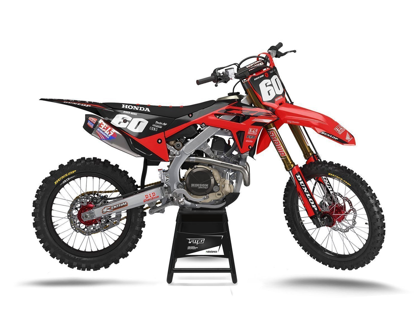 Honda Motocross Enduro Graphic Kits All Models Years ...