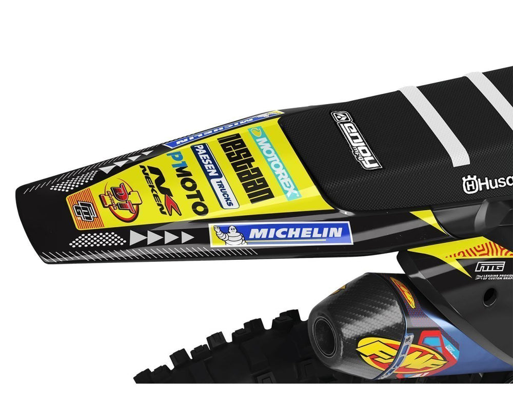 Custom Husqvarna Factory Style Motocross Enduro Graphics Kit ...