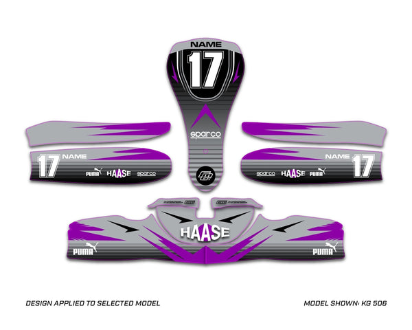 Go Kart Custom Graphic Decals Sticker Kit For All Karts UK Design ...