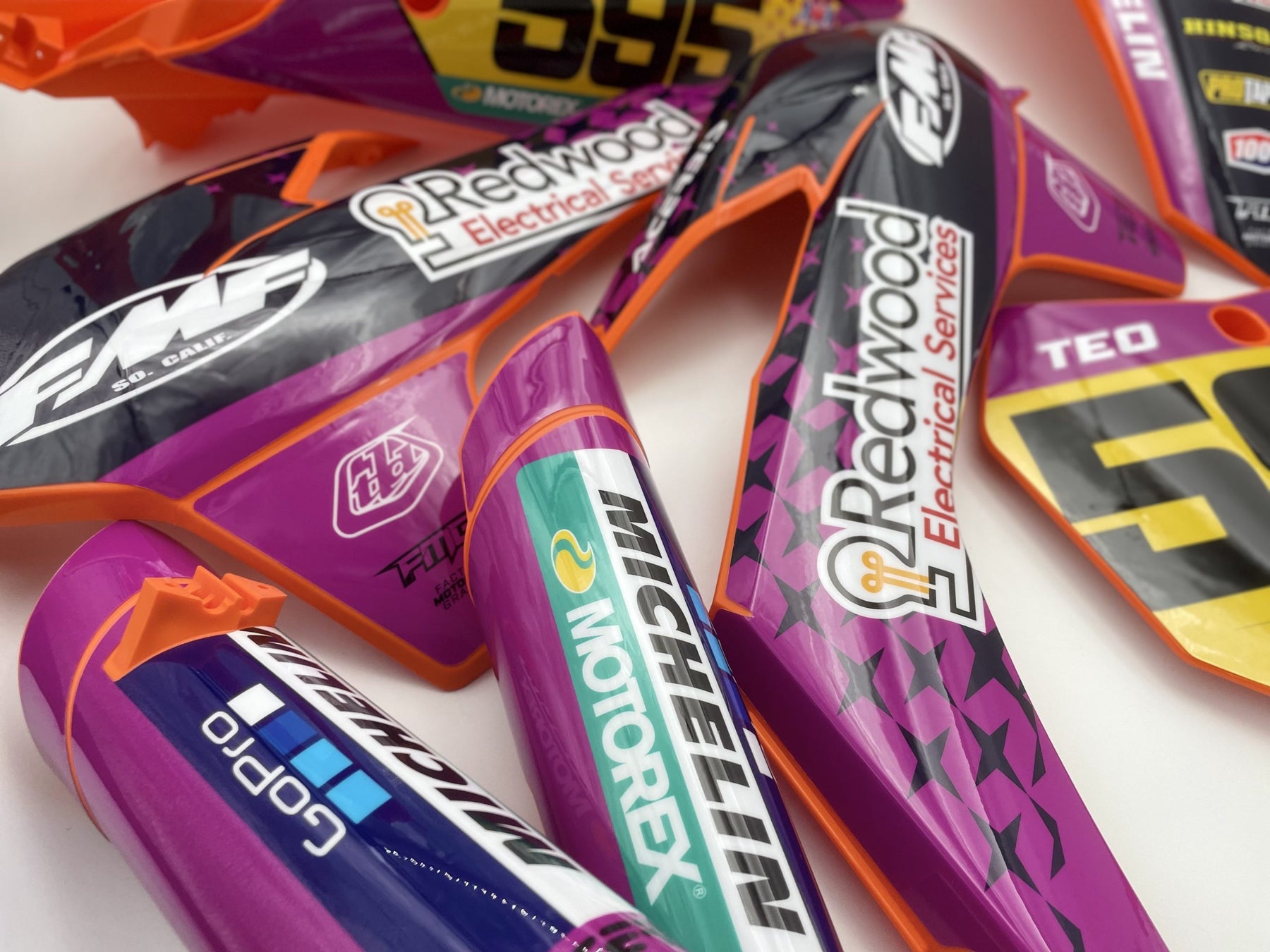 Fully Custom Motocross Enduro Graphics Kit - Customise Online ...