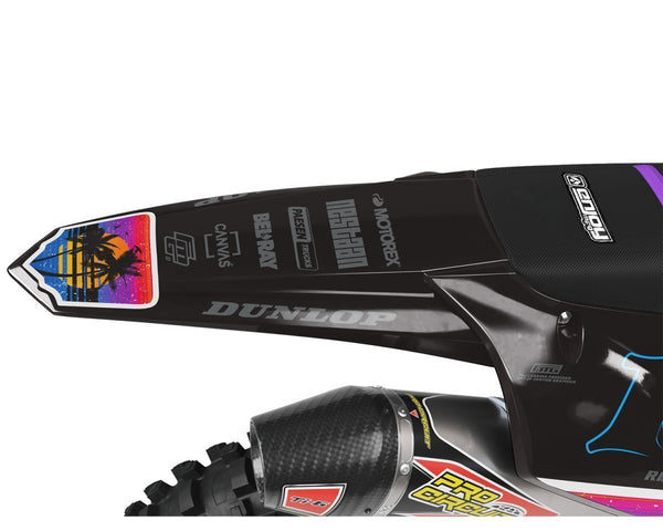 Galactic Galaxy Miami Palm Tree Style Custom KXF KX KLX Decal ...