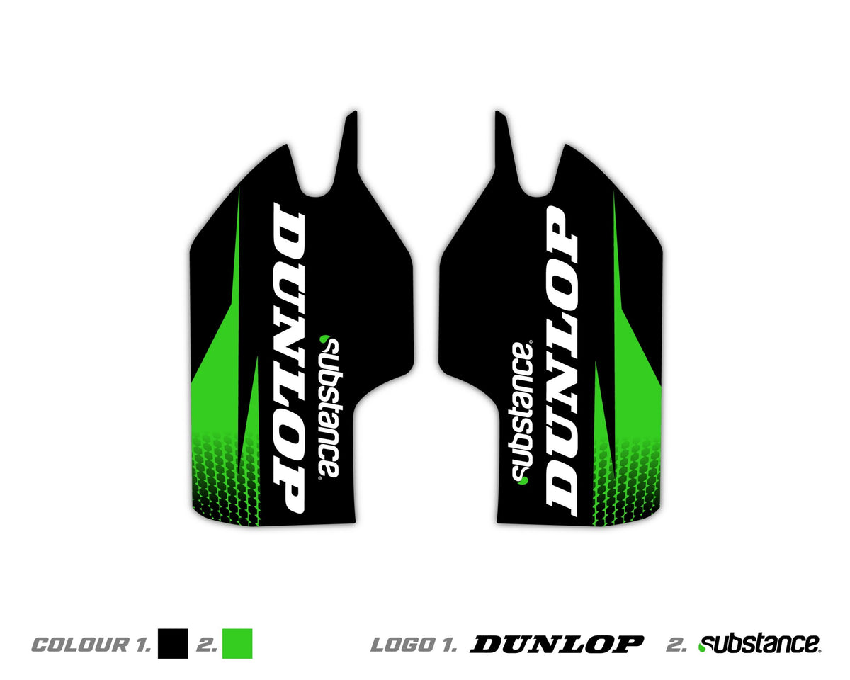 Kawasaki Fork Guard Graphics - factorymotocrossgraphics