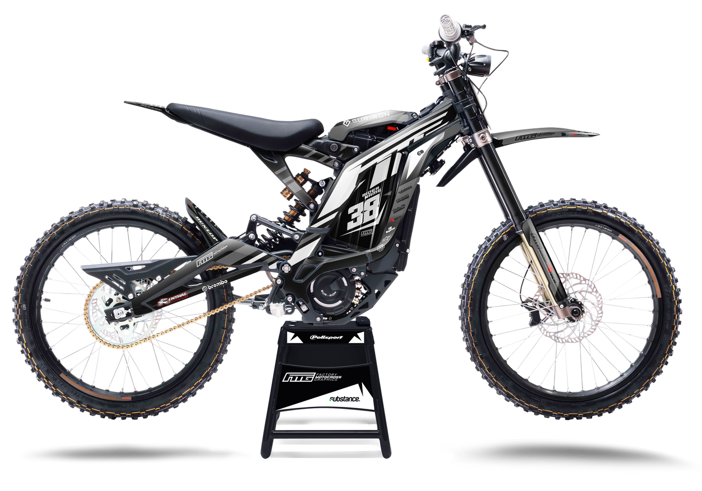 Custom Surron Graphics Kits | Electric Bike Decals ...