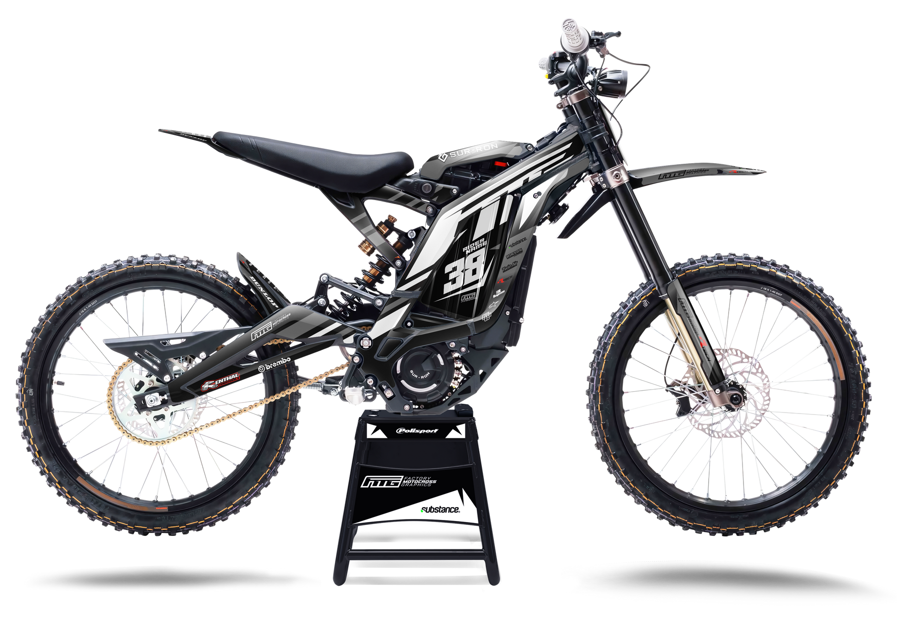 Custom Surron Graphics Kits | Electric Bike Decals ...