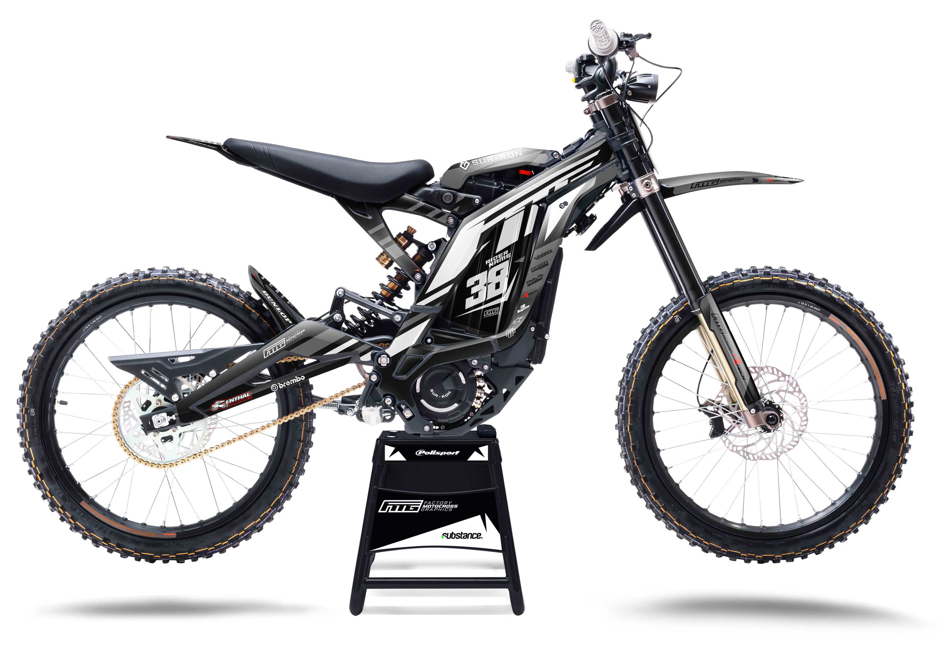 Custom Surron Graphics Kits | Electric Bike Decals ...