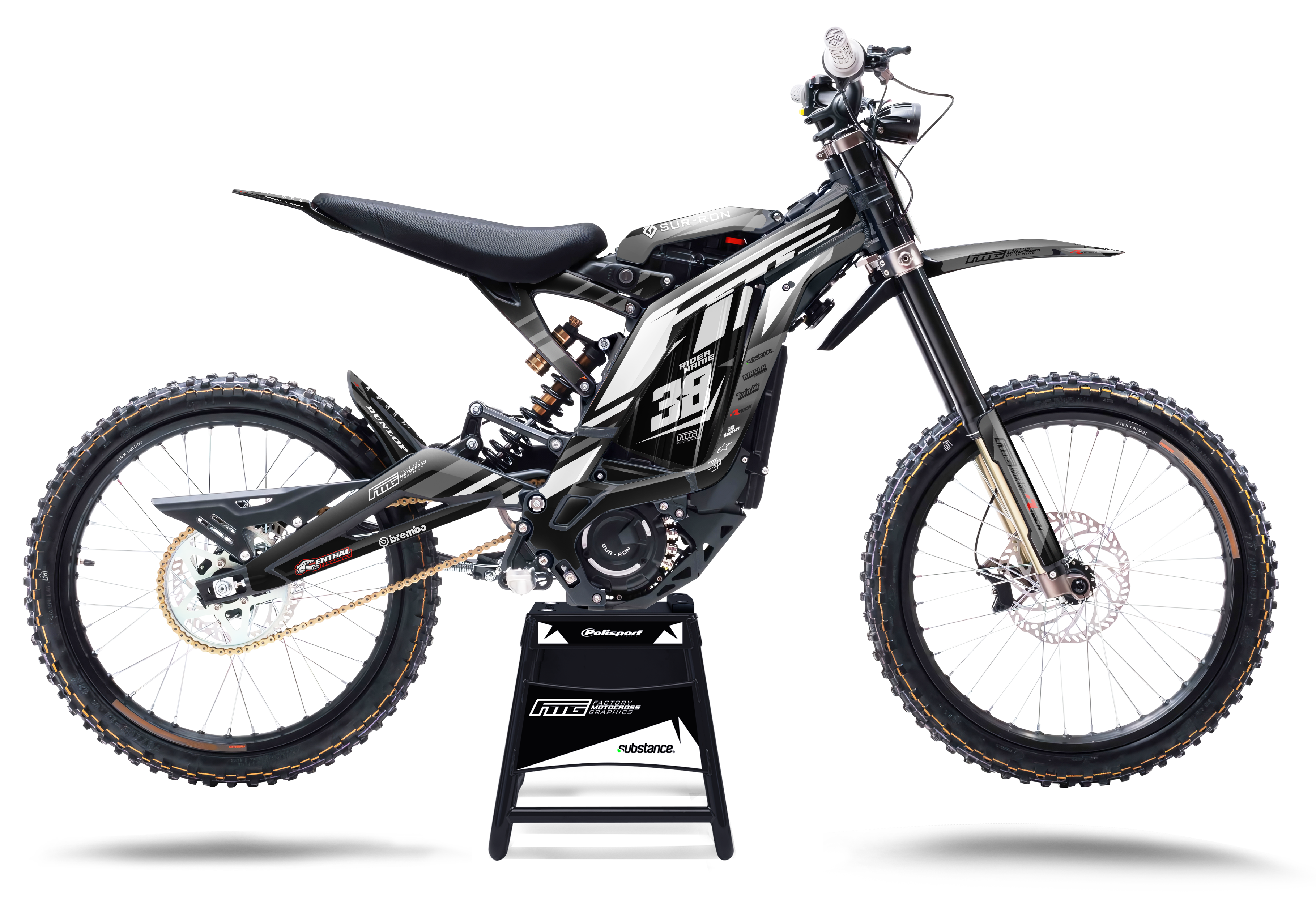 Custom Surron Graphics Kits | Electric Bike Decals ...