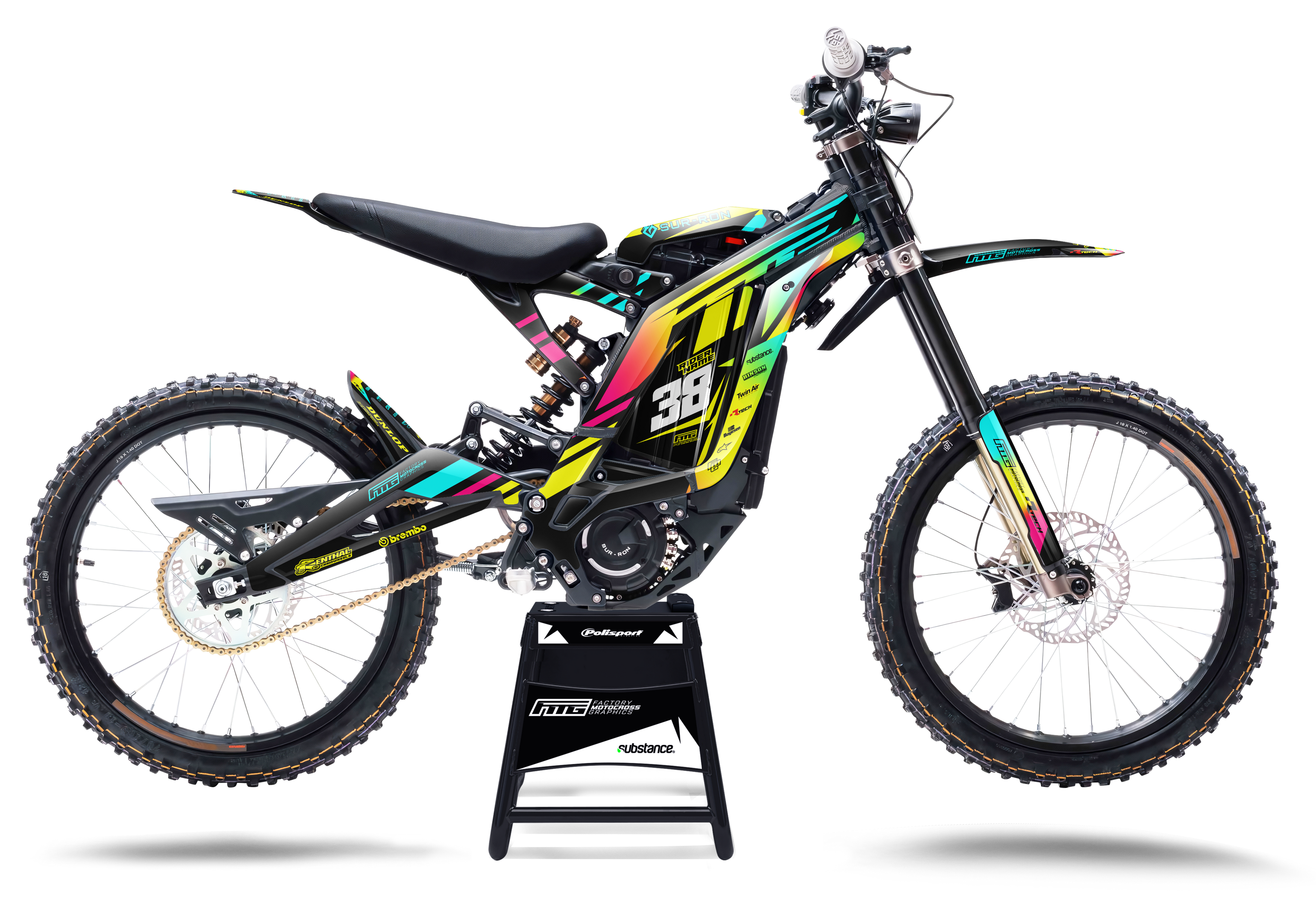 Custom Surron Graphics Kits | Electric Bike Decals ...