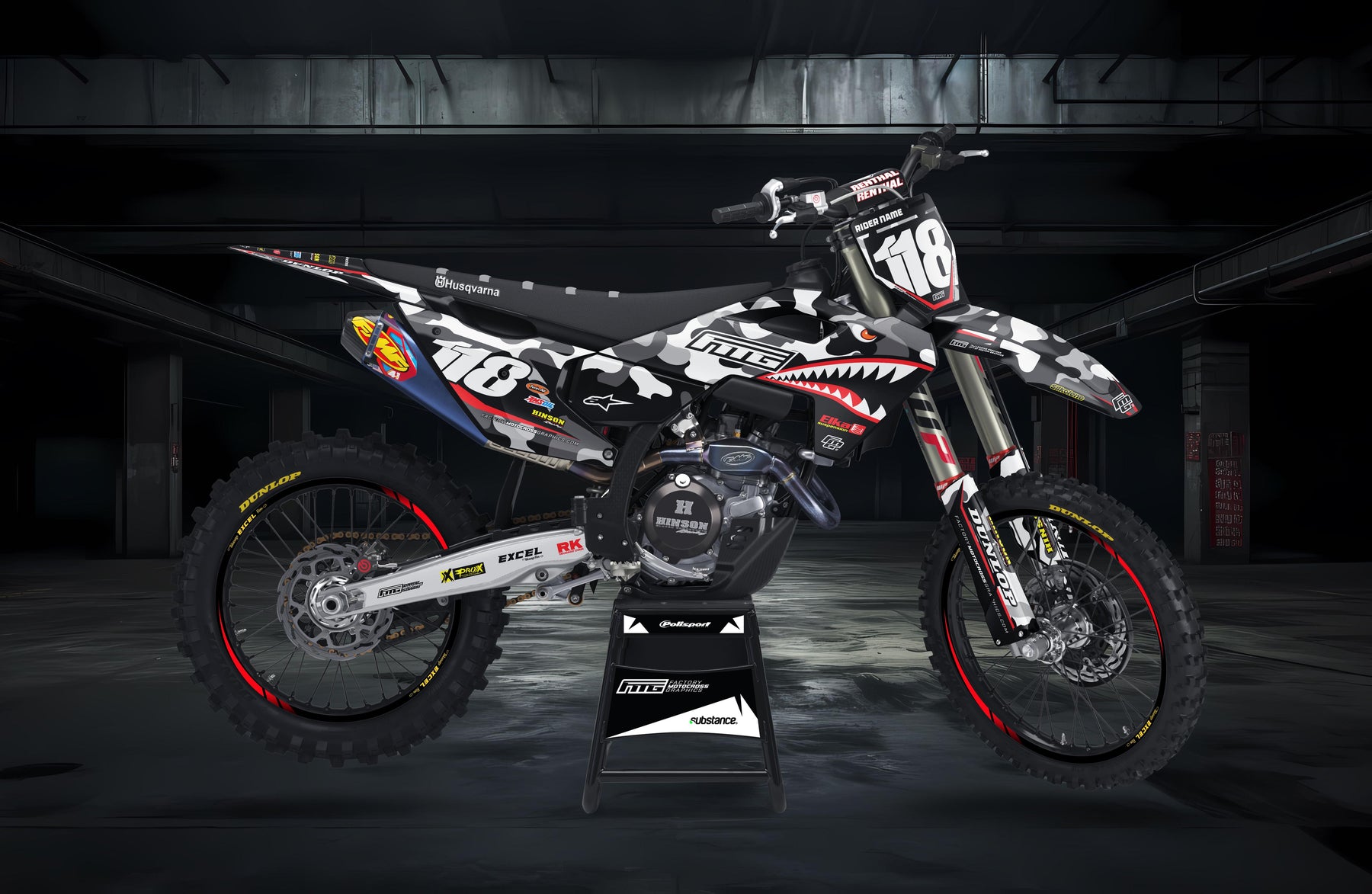 MX Graphics - Custom Motocross Bike Kit - All Models & Years