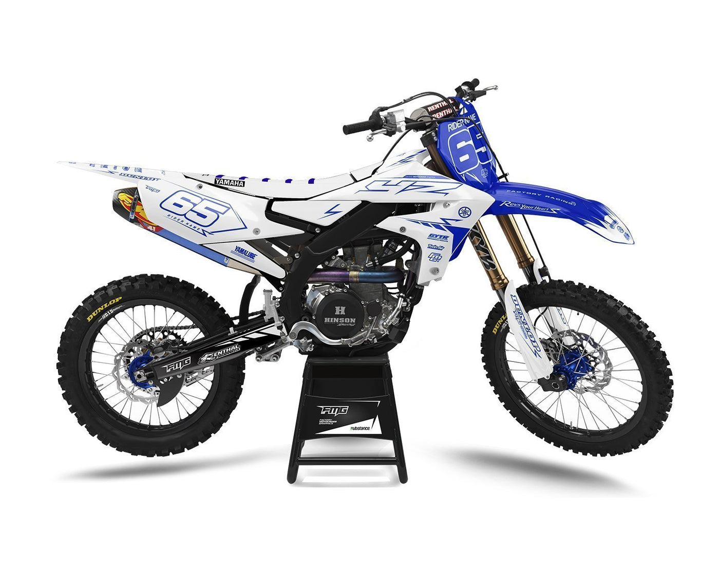 Yamaha Graphics Kit for YZF 250,450, WRF 250,450 & YZ 125,250 ...