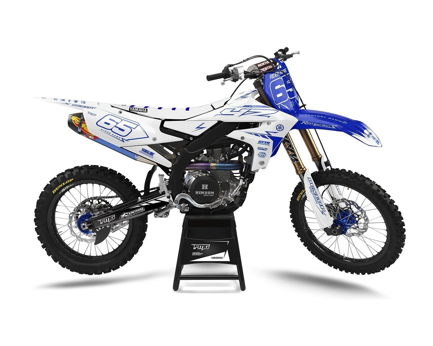 Yamaha Graphics Kit for YZF 250,450, WRF 250,450 & YZ 125,250 ...
