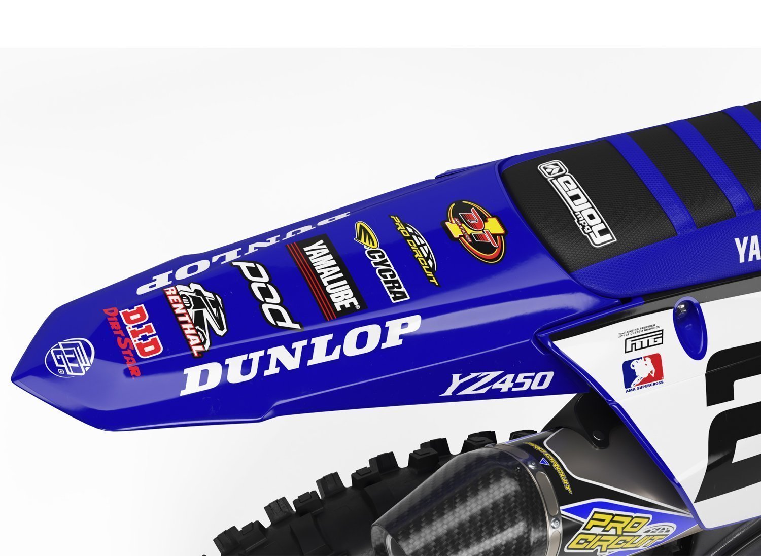 Yamaha Motocross Graphics Custom Decals All Models 2023 ...